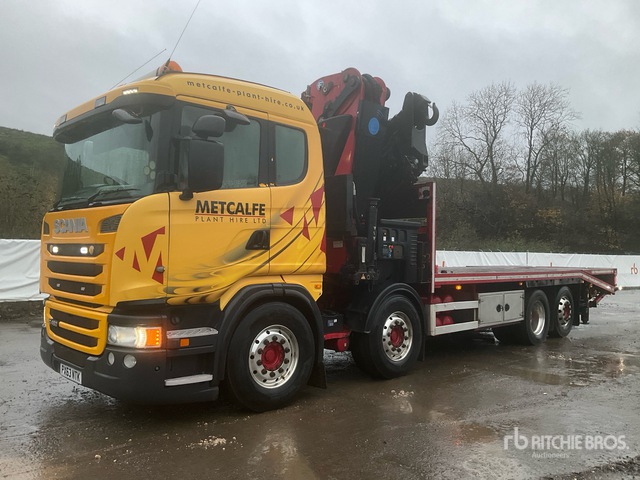 2013 Scania R480LB Effer 685/5S Crane - Beavertail Sleeper Prime Mover ...