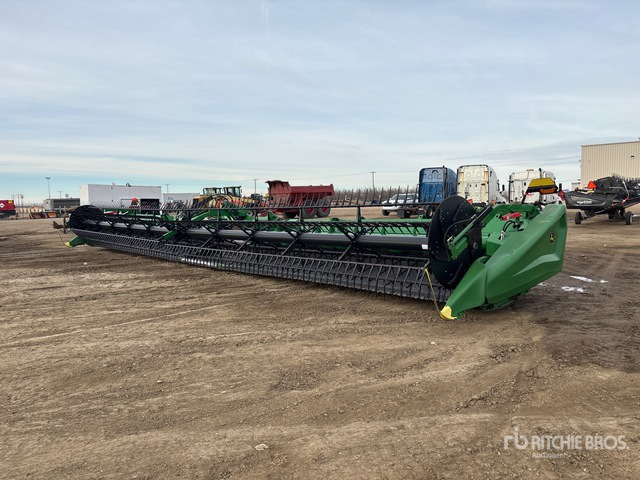 2022 John Deere HD50F 50 ft Hinged Flex Draper Combine Header | Ritchie ...