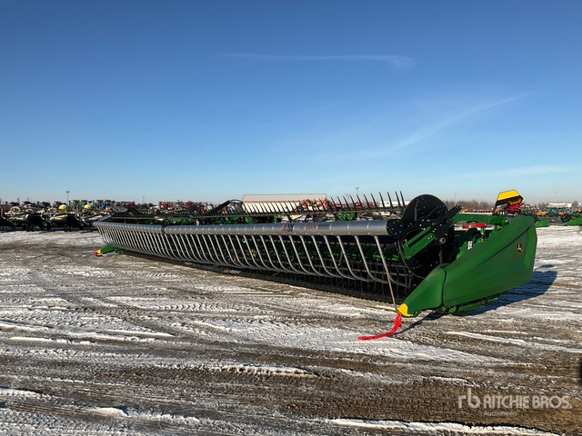 2022 John Deere HD50F 50 ft Hinged Flex Draper Combine Header | Ritchie ...