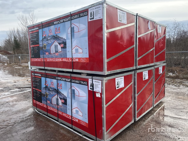 2025 HIlls Industrial 1505026 50 ft x 150 ft x 26 ft Storage Building ...