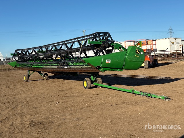2011 John Deere 640D 40 ft Draper Combine Header | Ritchie Bros ...