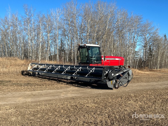 2008 Massey Ferguson 9430 36 ft Swather Windrower | Ritchie Bros ...