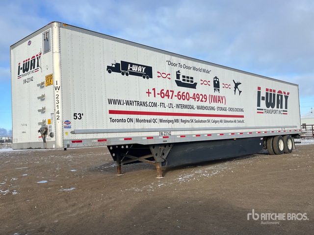 2023 Utlity 4000D-X 53 ft x 102 in T/A Van Trailer | Ritchie Bros ...