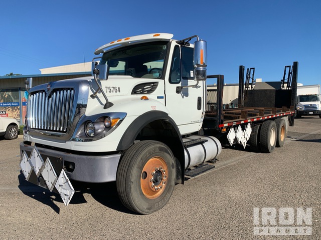 2013 International 7400 6x4 Flatbed Truck in Santa Maria, California ...