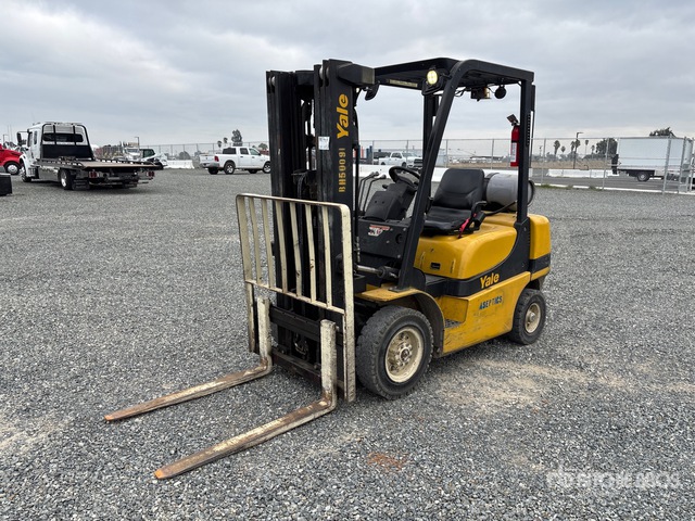 2018 Yale GLP050 4750 lb Pneumatic Tire Forklift | Ritchie Bros ...