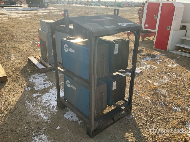 2022 Miller Electric XMT 350 Skid-Mounted Multi-Process Electric Welder ...