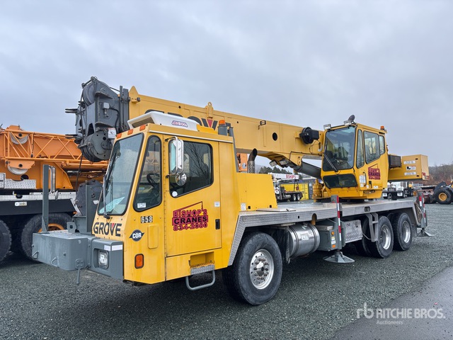 2004 Grove TMS500E 40 ton 6x4 Grue hydraulique sur camion | Ritchie ...