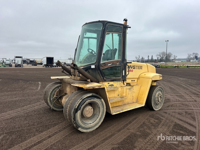 2016 Hyster H280HD 21000 lb Pneumatic Tire Forklift | Ritchie Bros ...