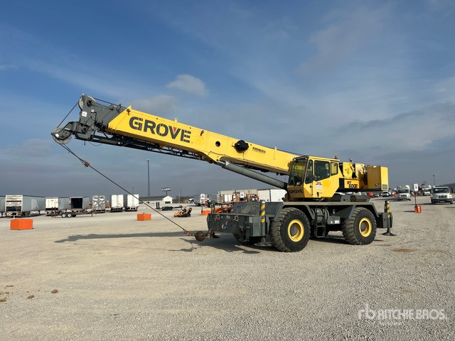 2007 Grove RT600E 50 ton 4x4x4 Rough Terrain Crane | Ritchie Bros ...