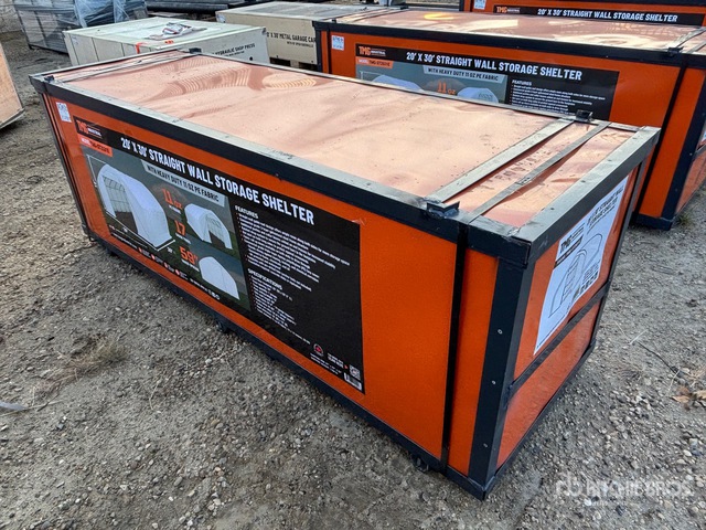 2025 TMG ST2031E 20 ft x 30 ft Straight Wall Storage Building (Unused ...