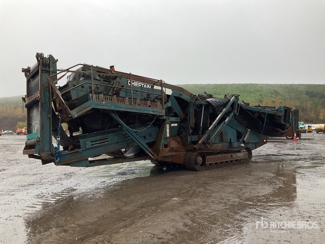 2009 Powerscreen TURBO CHIEFTAIN 1400 Tracked 2 Deck Screen Plant ...