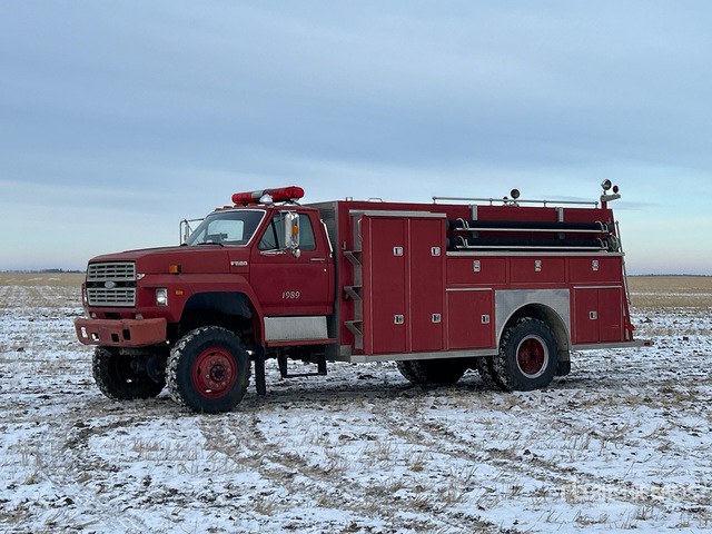 1989 Ford F800 4x4 Fire Truck | Ritchie Bros. Auctioneers