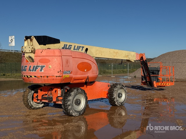 2011 JLG 660SJ 4WD Diesel Nacelle Articulee Articulating Boom Lift ...