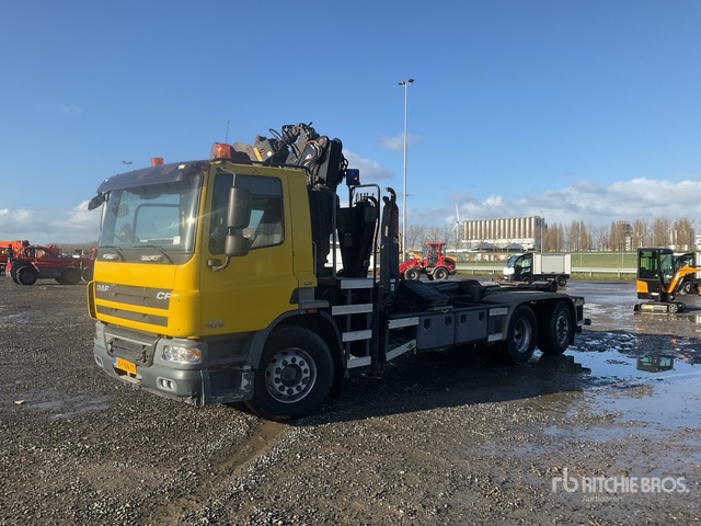 2008 DAF FAN CF 75 6x2 Hooklift Truck | Ritchie Bros. Auctioneers