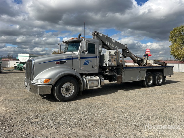 FEC TP130P 16000 lb Knuckle Boom on 2011 Peterbilt 386 6x4 Tire ...