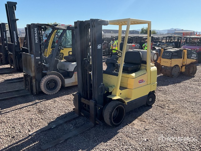 2003 Hyster S50XM 4050 lb Pneumatic Tire Forklift | Ritchie Bros ...