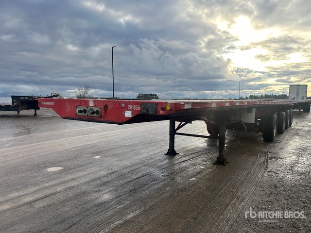 2014 Transcraft 48 ft Quad/A Flatbed Trailer | Ritchie Bros. Auctioneers