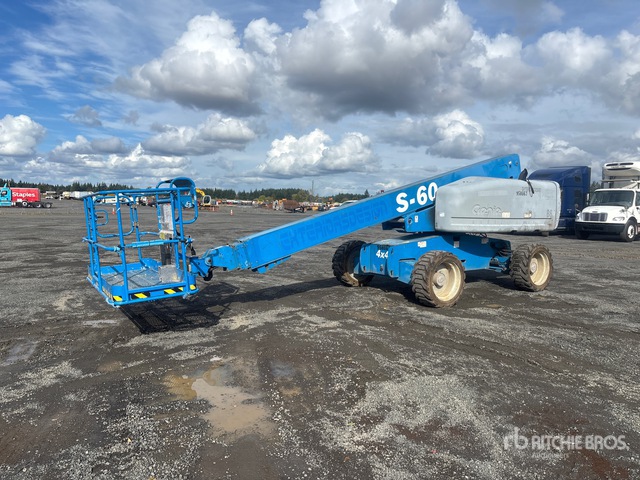 2007 Genie S60 4WD Diesel Telescopic Boom Lift | Ritchie Bros. Auctioneers