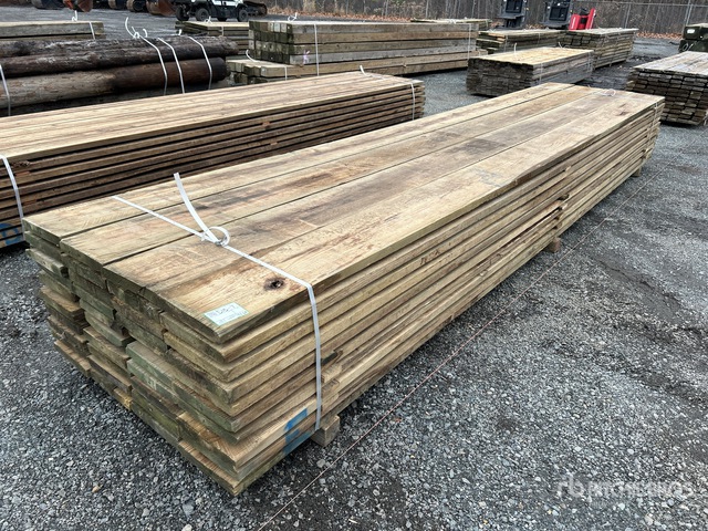 Quantity of (40) 2 in x 12 in x 18 ft Surplus Pressure Treated Lumber ...