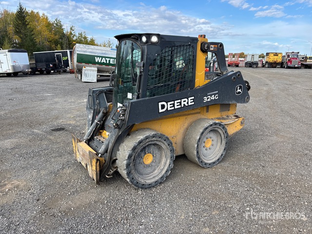 2019 John Deere 324G Two-Speed Skid Steer Loader | Ritchie Bros ...
