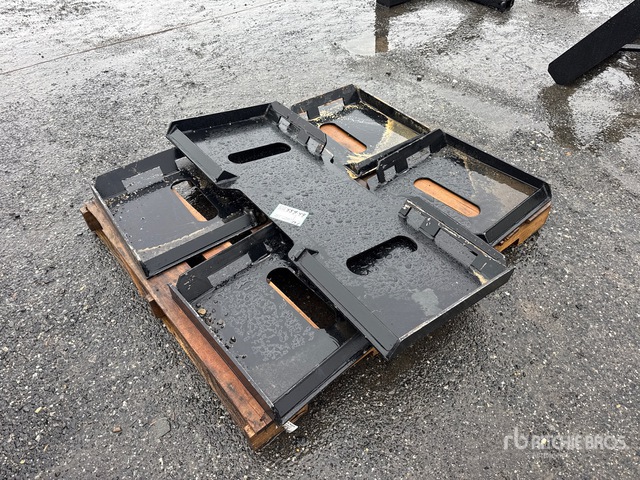 Quantity of (3) All-Star 45 in Skid Steer Attachment Mounting Plate ...