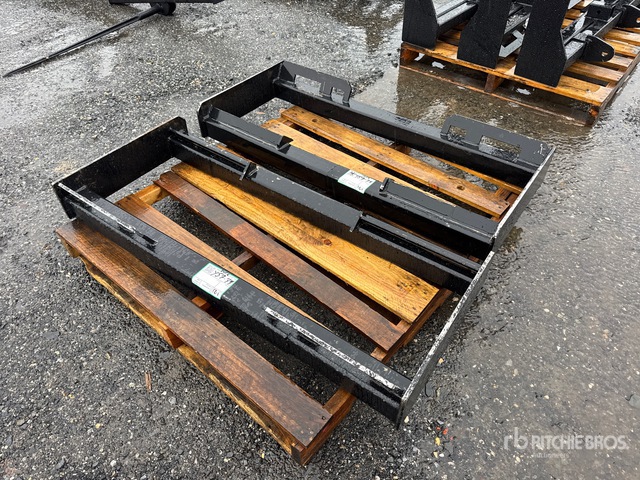 Quantity of (2) All-Star 45 in Skid Steer Fork Frame | Ritchie Bros ...