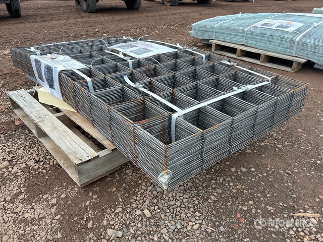 Quantity of (50) 36 in x 72 in Metal Steel Wire Remesh Sheet (Unused ...