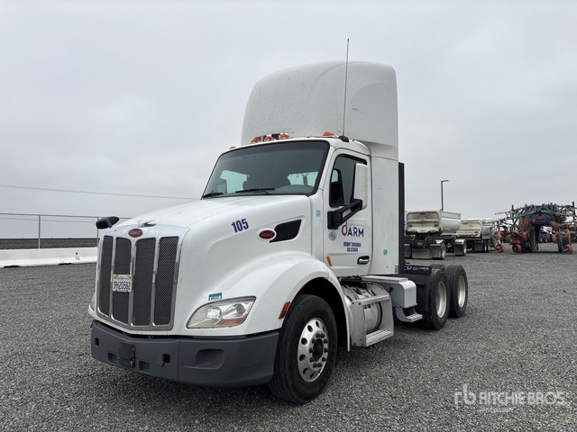 2020 Peterbilt 579 6x2 Missing rear drive axle Day Cab Prime Mover ...