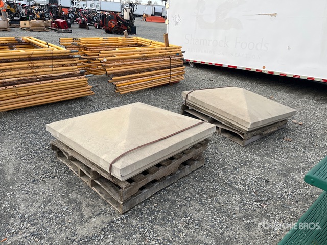 Quantity of (2) 50 in x 50 in Precast Pilaster Caps | Ritchie Bros ...