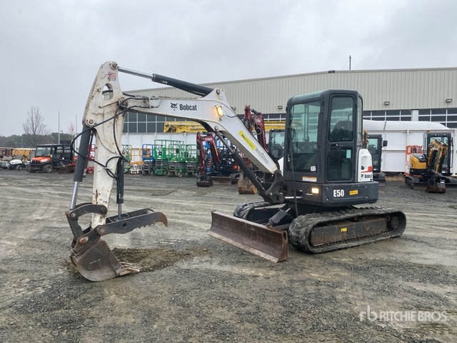 2018 Bobcat E50 Mini Excavator | Ritchie Bros. Auctioneers