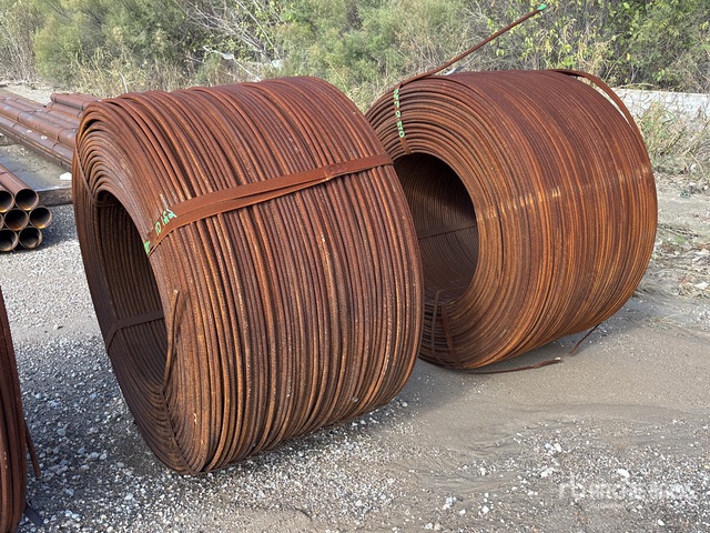 Quantity of (2) Bundles of 1/2 in Spool Coiled Rebar DA- 706 G60 C2 ...