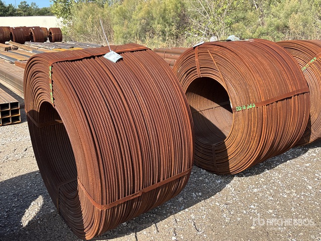 Quantity of (2) Bundles of 1/2 in Spool Coiled Rebar DA- 706 G60 C2 ...