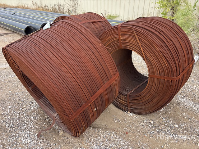 Quantity of (3) Bundles of 1/2 in DA- 706 G60 C2 Spool Coiled Rebar ...