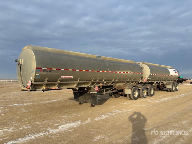 1998 Advance 7479 gal Super B-Train Lead Tanker Trailer | Ritchie Bros ...