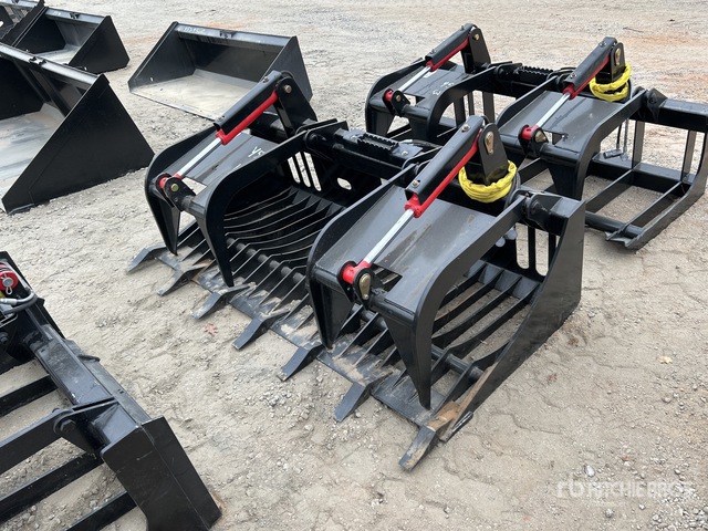 72 in Rock Skid Steer Grapple Bucket | Ritchie Bros. Auctioneers