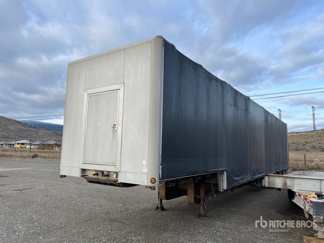 2008 Reitouner Rolltite 52 ft Tri/A Step Deck Tautliner Trailer ...
