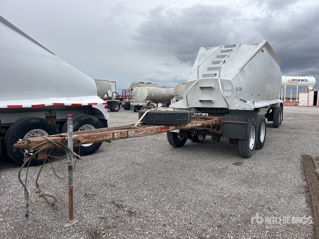 1985 Beall 17 ft Quad/A Turntable Aluminum Belly Dump Trailer | Ritchie ...