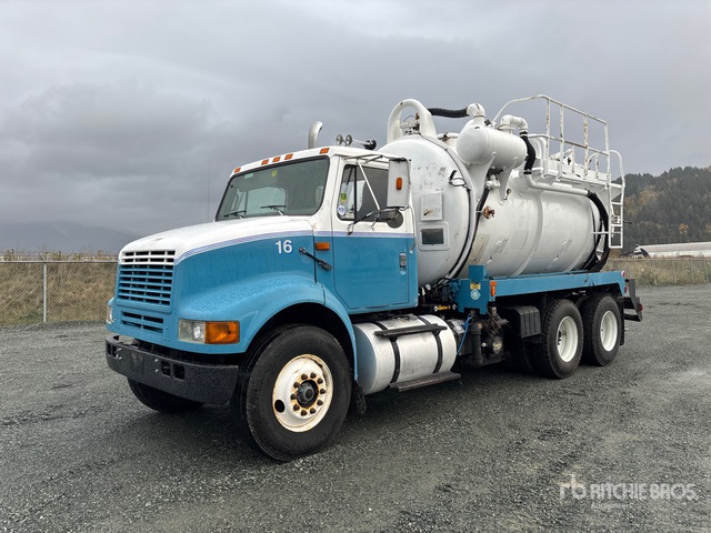 1998 Presvac Systems on 1998 International 8100 6x4 Vacuum Tanker Truck ...