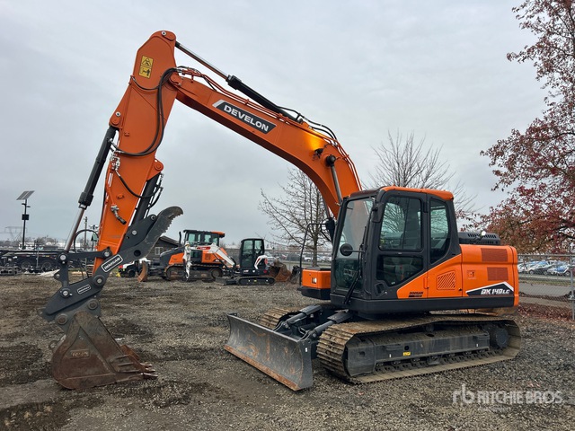 2022 Develon DX140LC-7 Tracked Excavator | Ritchie Bros. Auctioneers