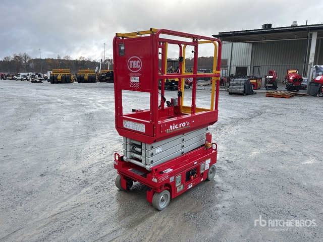 2023 MEC Micro 13-XD Electric Scissor Lift | Ritchie Bros. Auctioneers