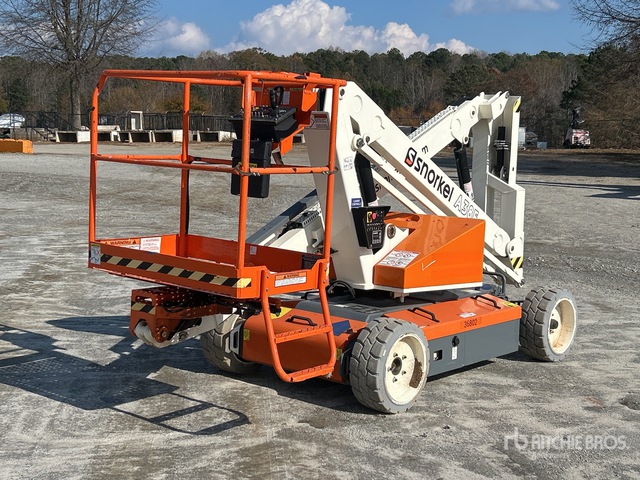 2023 Snorkel A38E 2WD Electric Articulating Boom Lift | Ritchie Bros ...