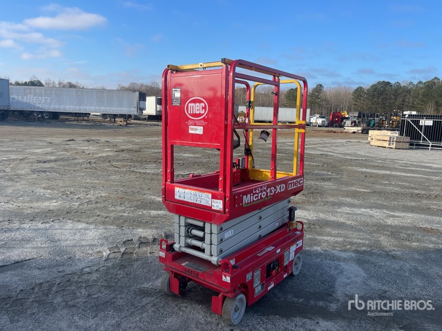 2023 MEC Micro 13-XD Electric Scissor Lift | Ritchie Bros. Auctioneers