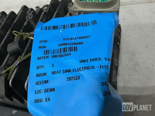Surplus (3) Harris 12053-2000-05 Electrical-Electronic Component Heat ...