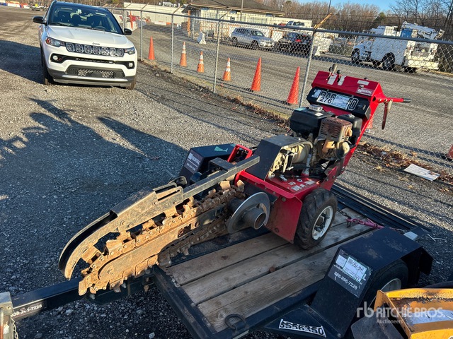 2019 Barreto E924HM-4MS Walk Behind Trencher w/ Barreto Trailer ...