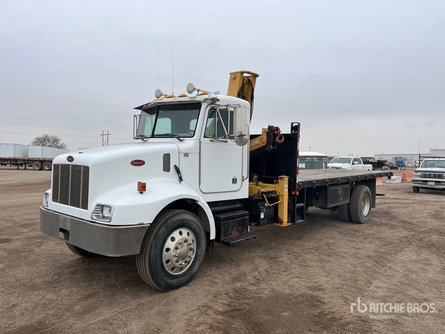IMT 7200 11400 lb Knuckle Boom on 2005 Peterbilt 330 4x2 Kranwägen ...