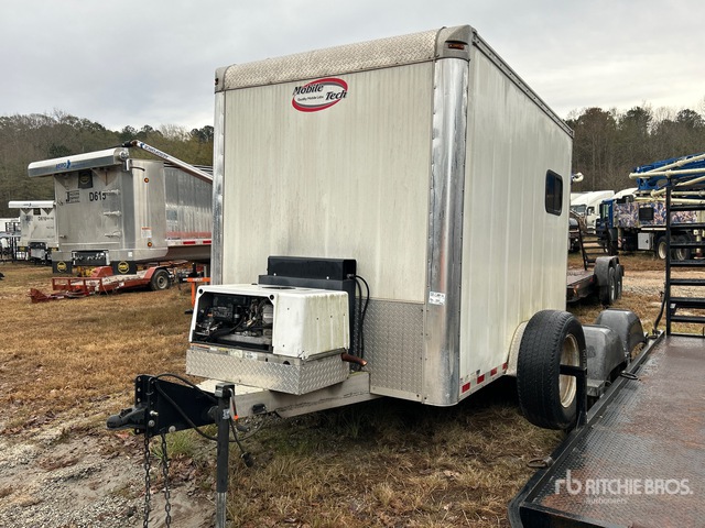 2020 Mobile Tech Trailers MTT712TA2 12 ft T/A Enclosed Trailer ...