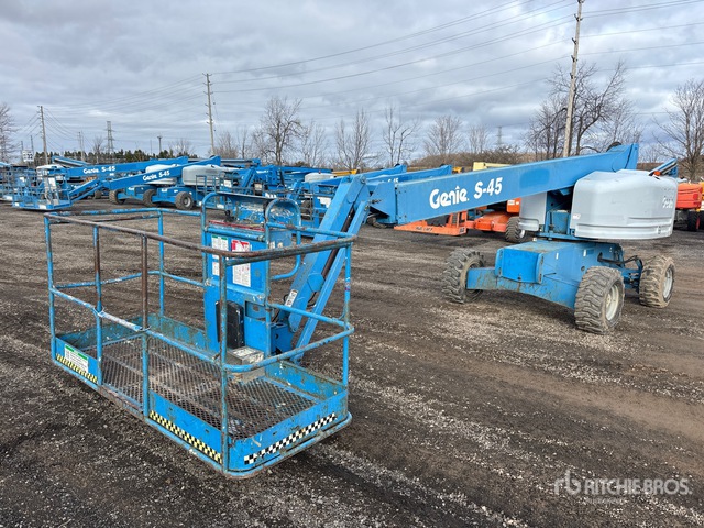 2002 Genie S-45 4WD Diesel Telescopic Boom Lift | Ritchie Bros. Auctioneers