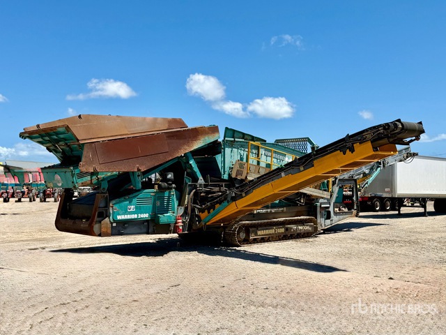 2017 Powerscreen Warrior 2400 Tracked Scalping Screen Plant | Ritchie ...