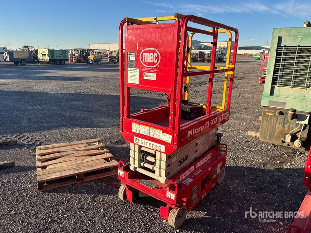2023 MEC MICRO13XD Electric Scissor Lift | Ritchie Bros. Auctioneers