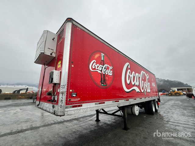2009 Trailmobile 35 ft x 102 in T/A Heated Semi-remorque fourgon ...